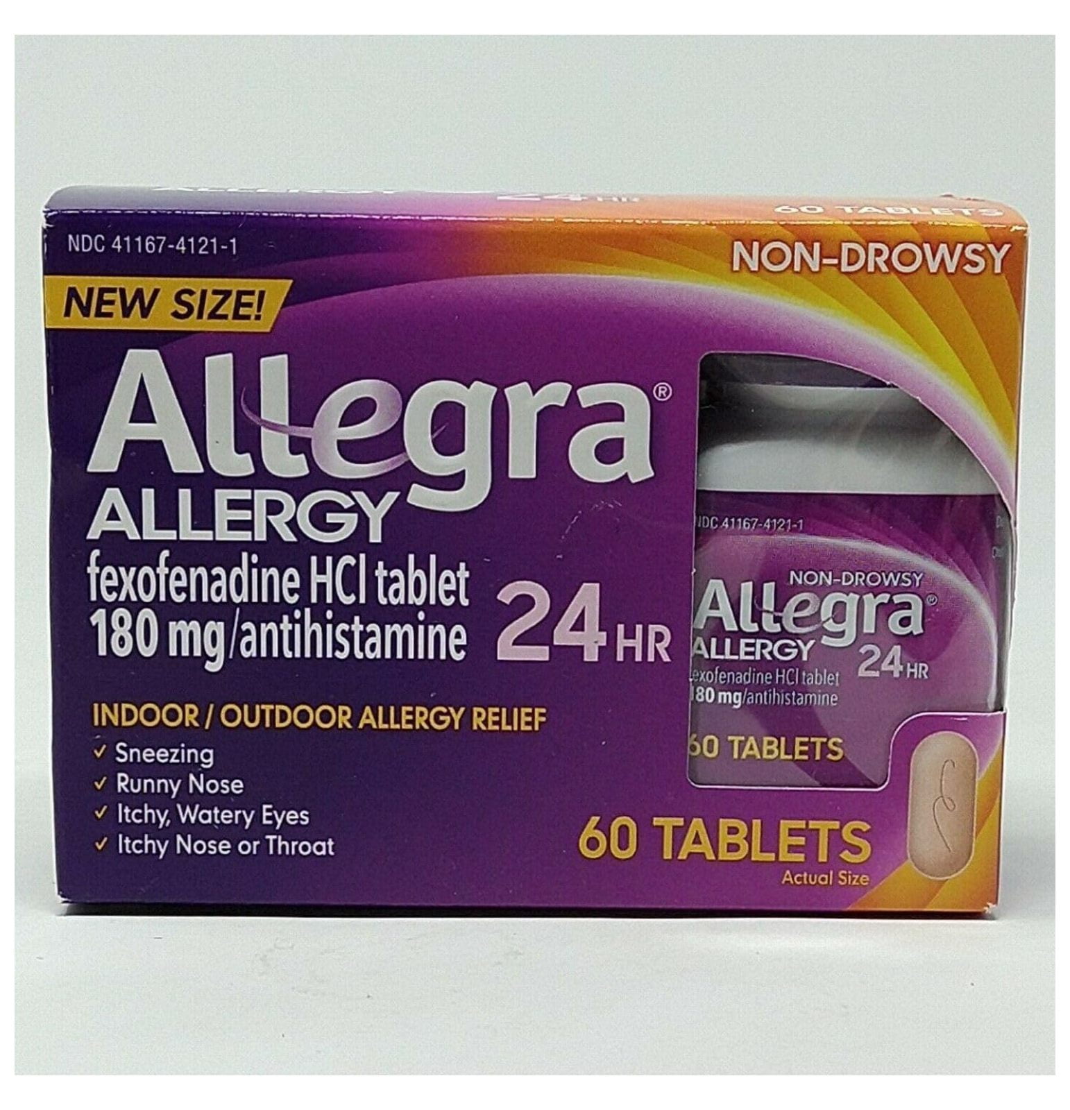 Allegra Allergy Medication 60 Count - Walmart.com