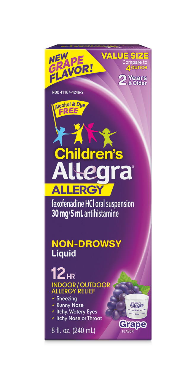 Equate Children’s 12-Hour Allergy Relief Fexofenadine Liquid Berry ...