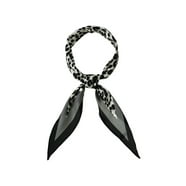 INSPIRE CHIC Women Solid Satin Scarves 20' Small Square Neck Scarf ...