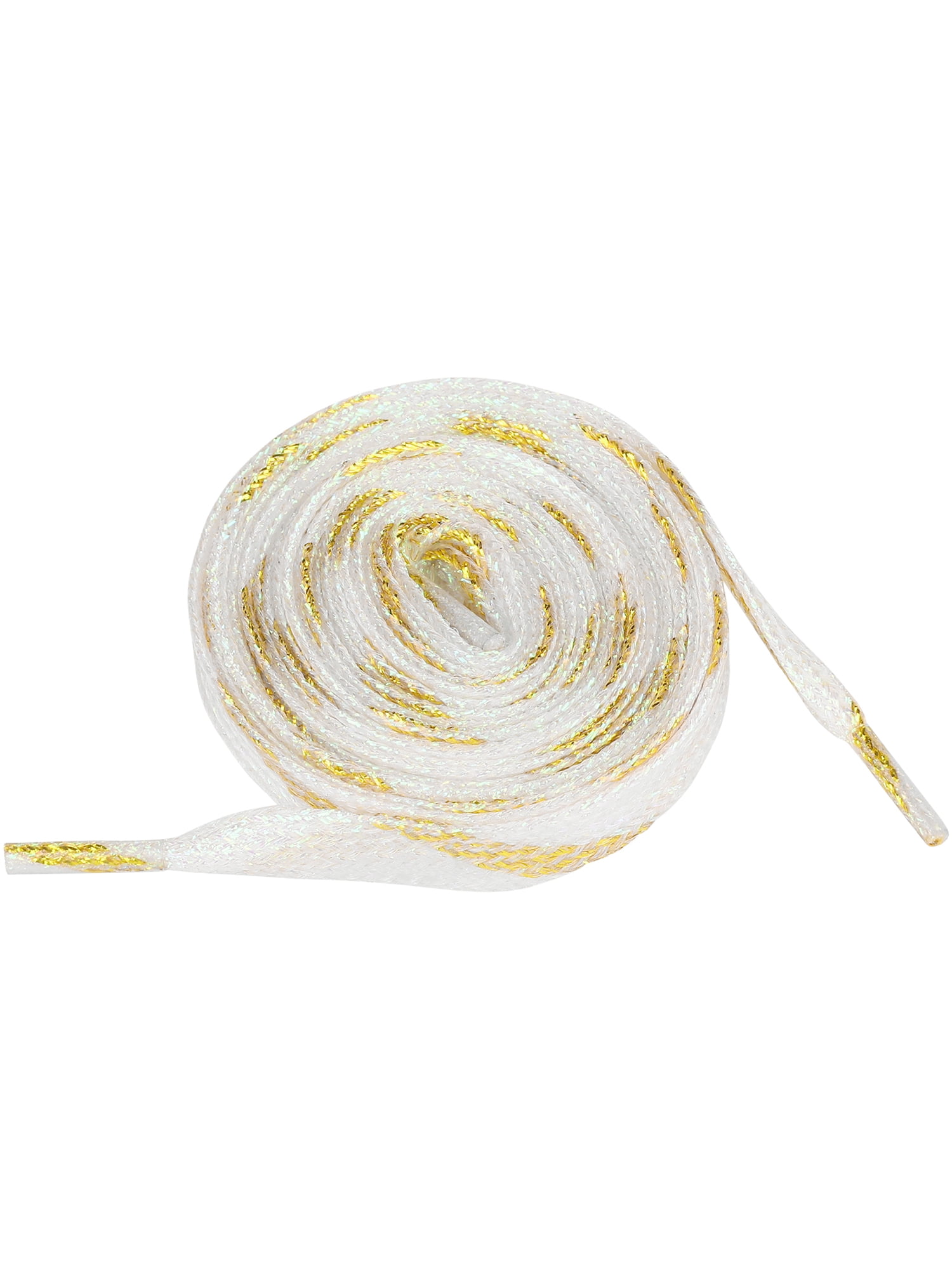 INSPIRE CHIC Glitter Shiny Flat Sneakers Shoelace Metallic Sparkling ...