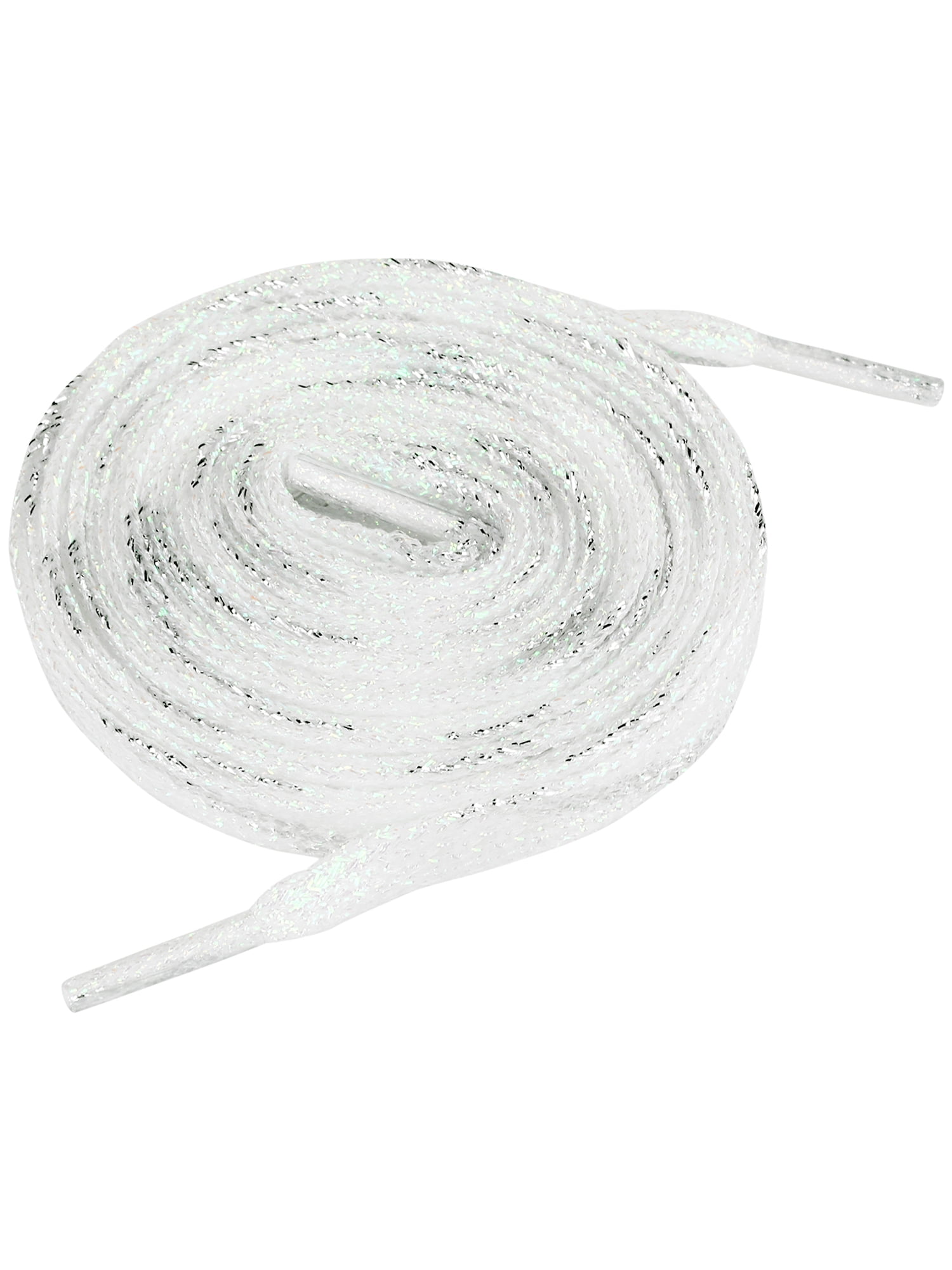 INSPIRE CHIC Glitter Shiny Flat Sneakers Shoelace Metallic Sparkling ...