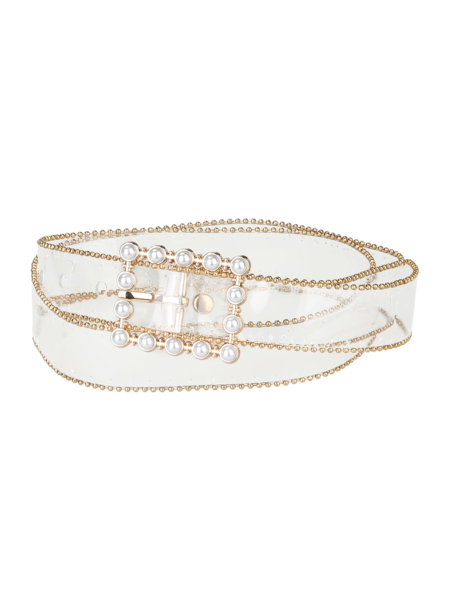 INSPIRE CHIC Ladies Clear Waist Belts for Jeans Transparent Belts ...