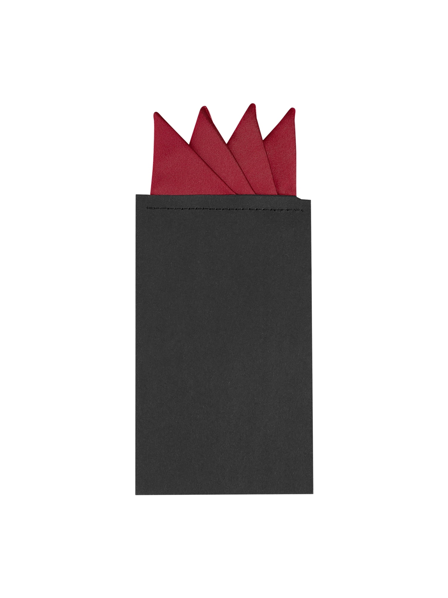 INSPIRE CHIC Men's Pocket Squares PreFolded Triangles On Card Suit ...