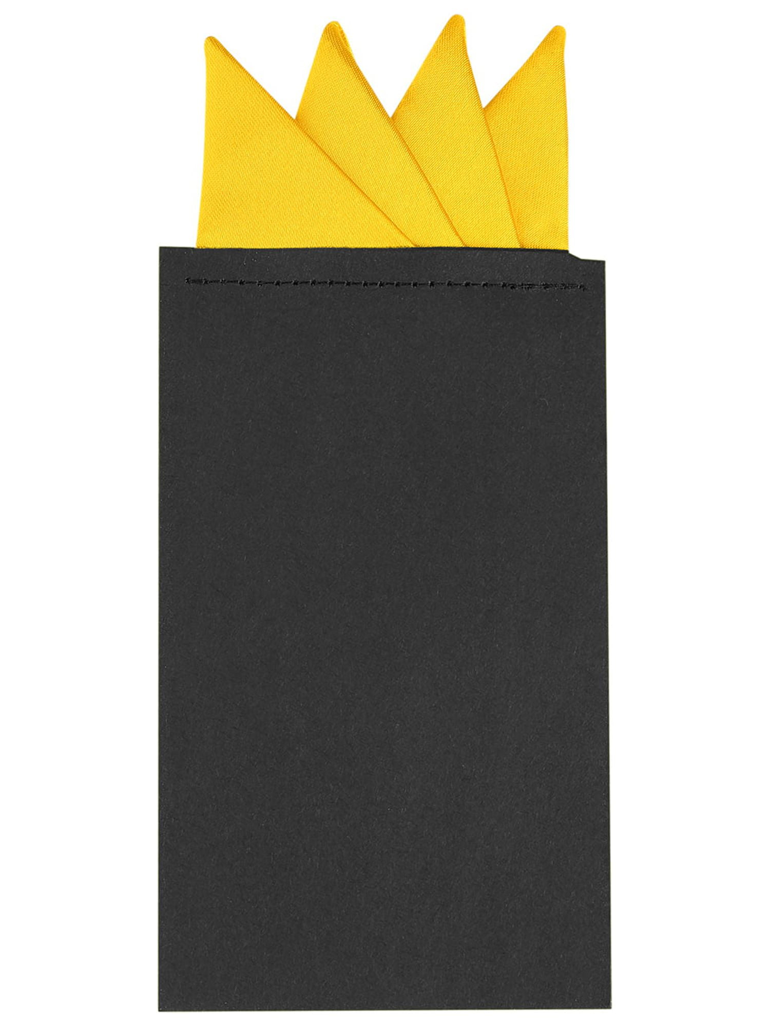 Allegra K Men's Pocket Squares PreFolded Triangles On Card Suit ...