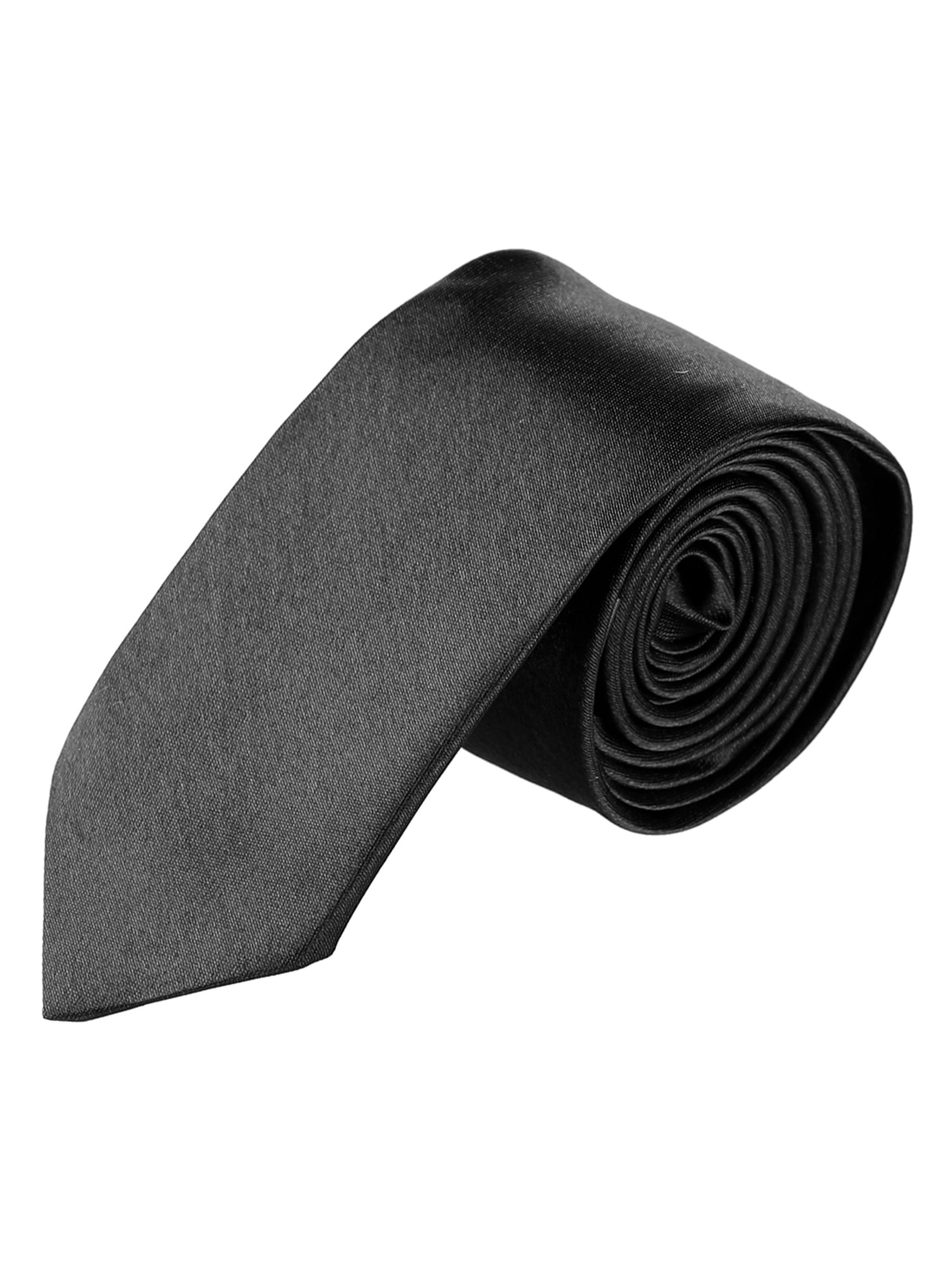 INSPIRE CHIC Men's Self-Tied Pure Adjustable Necktie Decor Skinny Tie ...
