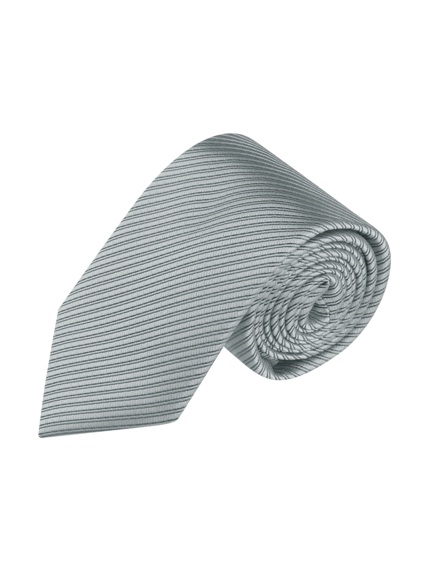 INSPIRE CHIC Men's Solid Color Narrow Stripes Necktie Graduation Suit ...