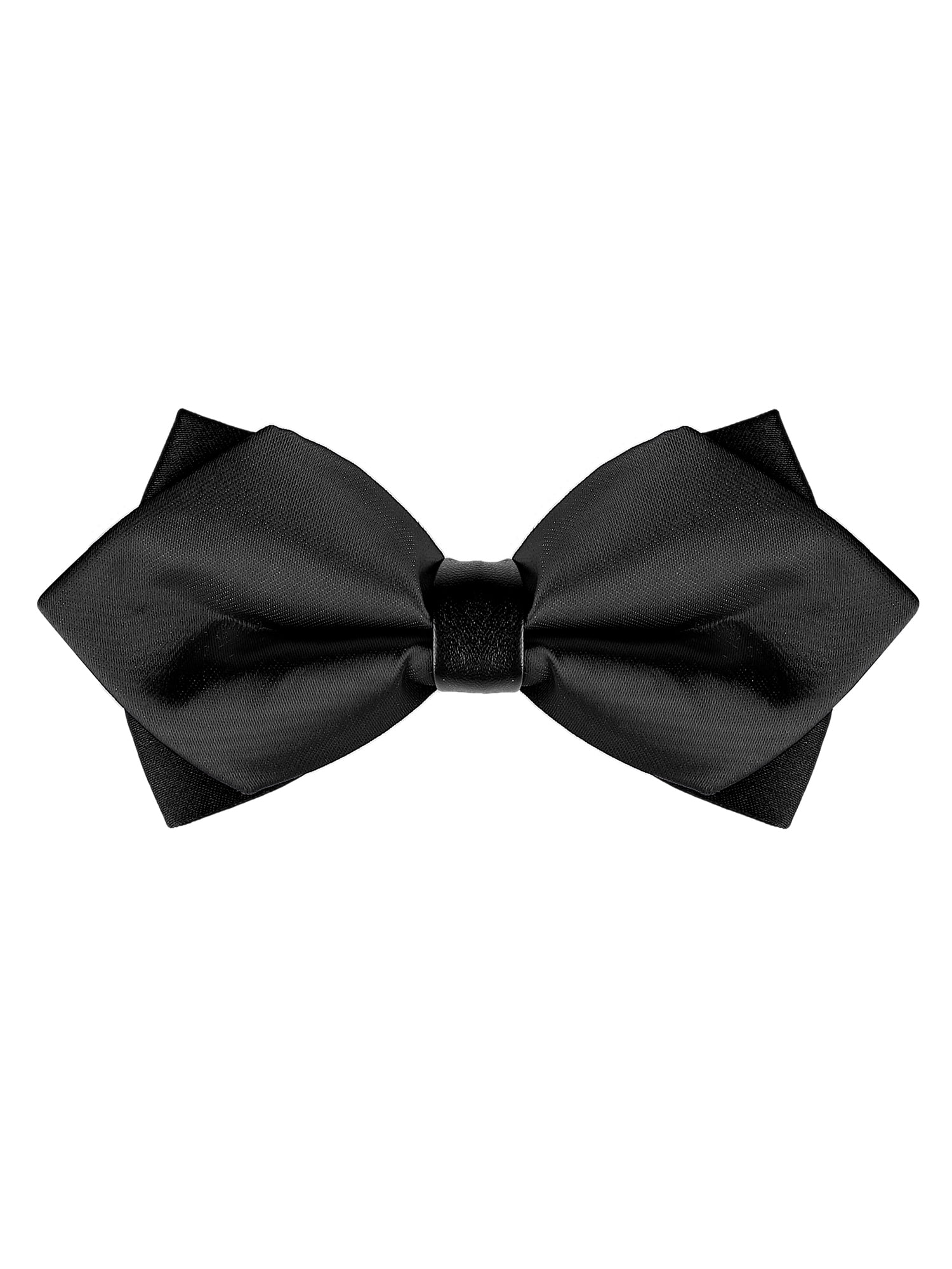INSPIRE CHIC Men's Solid Color Pre-Tied Bow Ties Neck Wedding Party ...