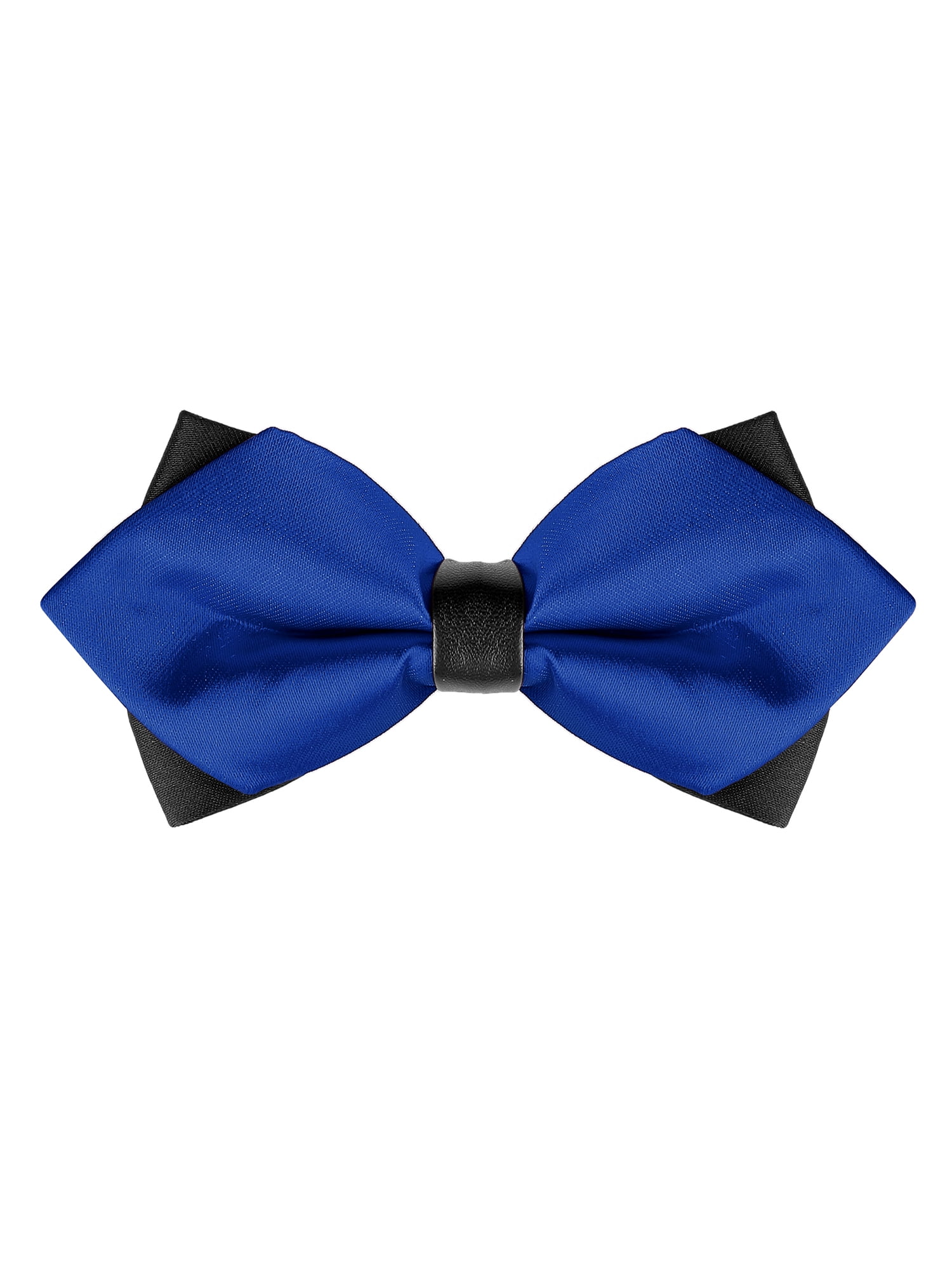 INSPIRE CHIC Men's Solid Color Pre-Tied Bow Ties Neck Wedding Party ...