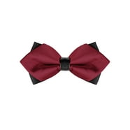 Allegra K Unisex Pre-tied String Bow Tie String Tie Solid Color ...