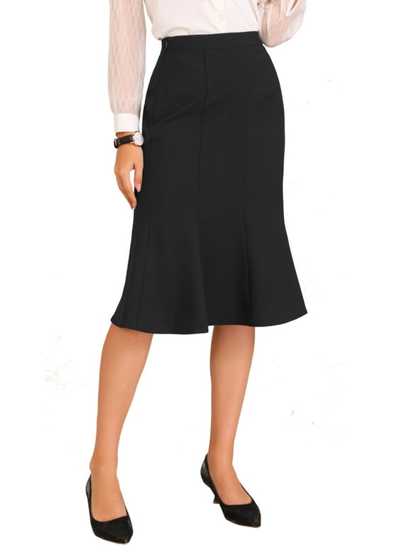 Allegra K Women's Boho Skirt Casual Floral Printed Elastic Waist Maxi ...