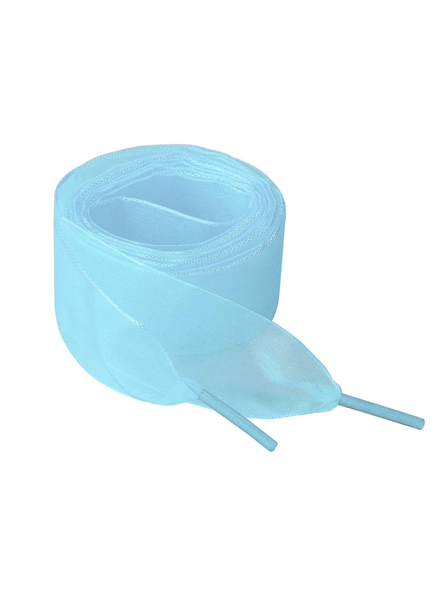 2 Pairs Flat Snow Yarn Shoelaces 2.5cm/4cm Wide Transparent Shoe Laces ...