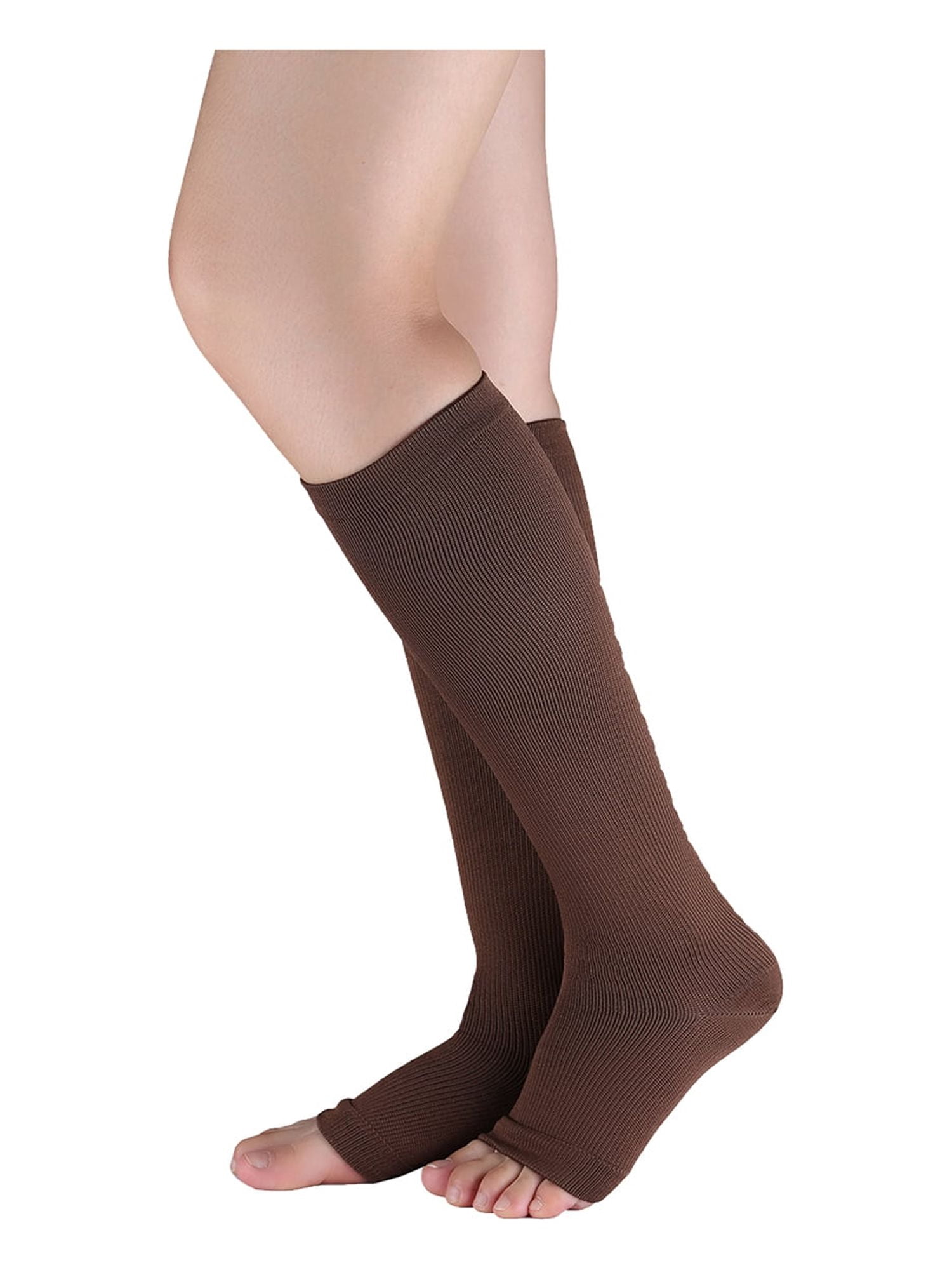 Allegra K Unisex Breathable Toeless Compression Knee High Socks ...