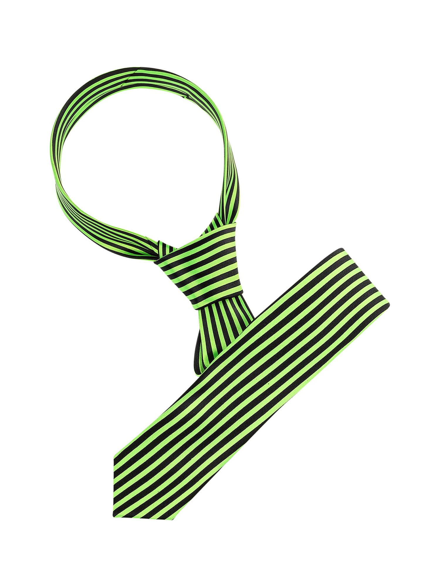 INSPIRE CHIC Men's Stripe Self-Tied Necktie Slim Ties For Formal Casual ...