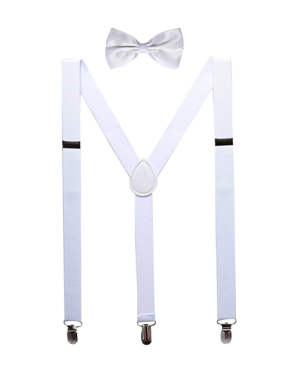 Allegra K Unisex Y Shape Elastic Shoulder Strap Adjustable Bow Tie ...