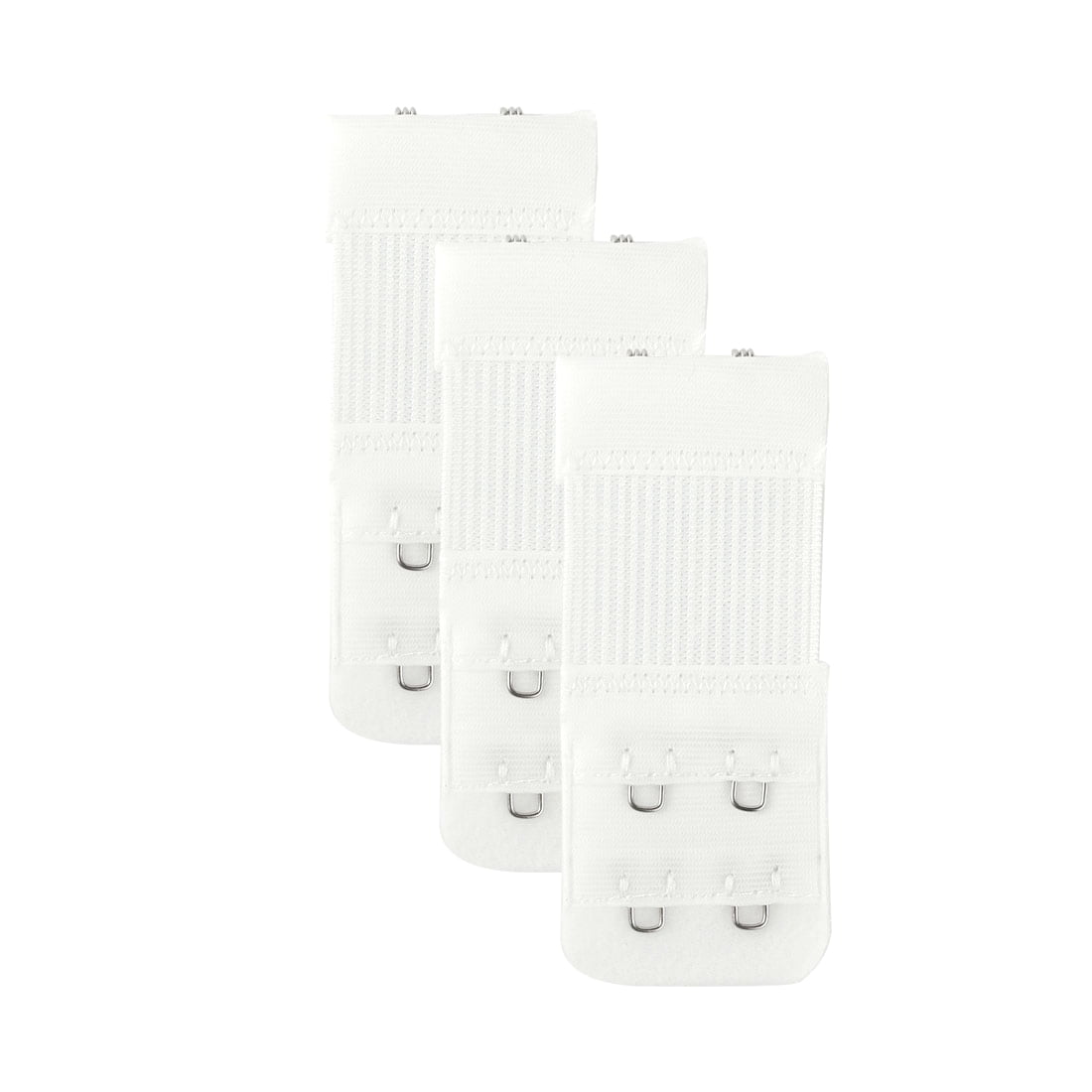 INSPIRE CHIC Women 3Pcs Strechy Bra Extender 2x2/2x3/2x4 Hooks Elastic ...