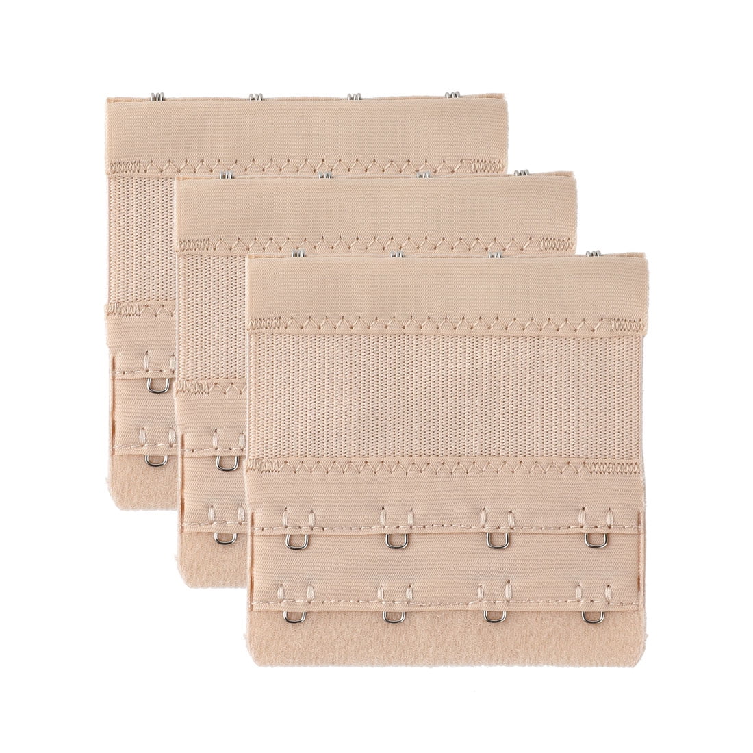 Allegra K Women 3Pcs Strechy Bra Extender 2x2/2x3/2x4 Hooks Elastic ...