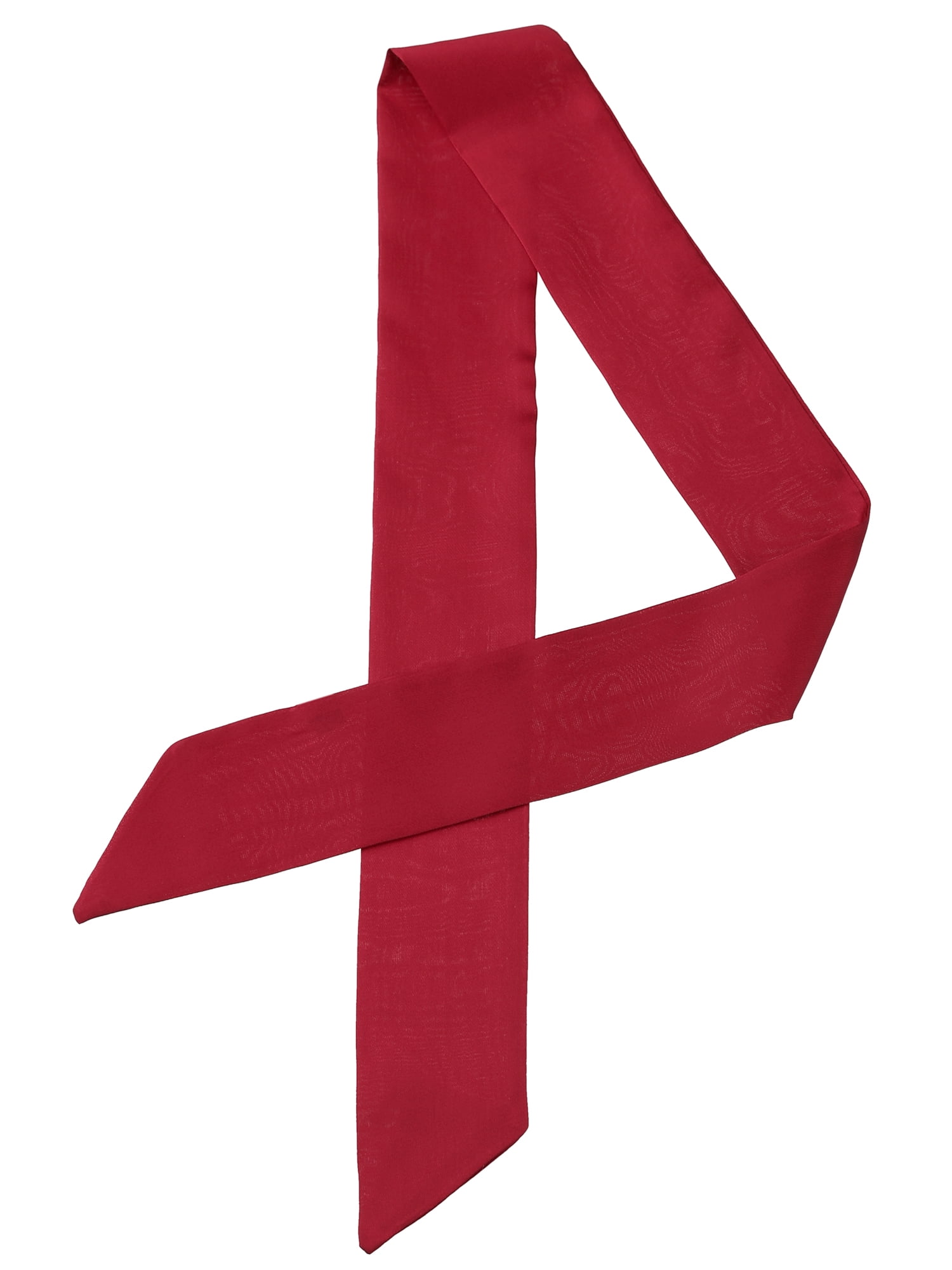 INSPIRE CHIC Women Skinny Scarf Plain Solid Color Pure Long Scarves ...