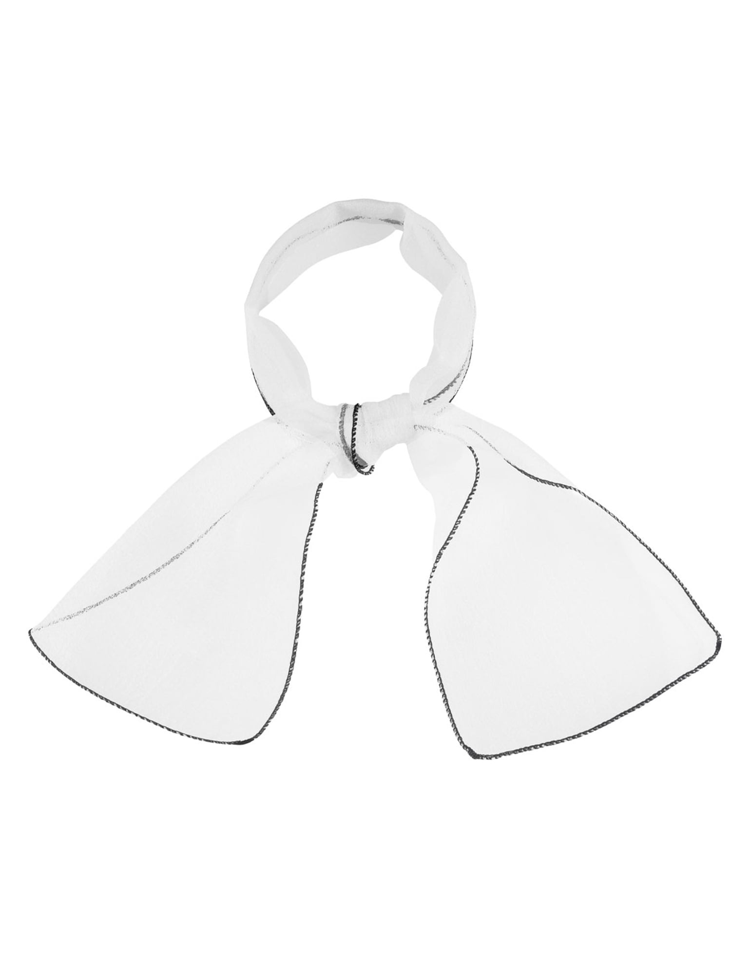 INSPIRE CHIC Women Transparent Skinny Organza Scarf Solid Color ...