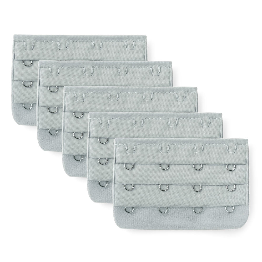 Allegra K Women's 3 x 4 Hooks Bra Extender Extension Strap Multi Color ...