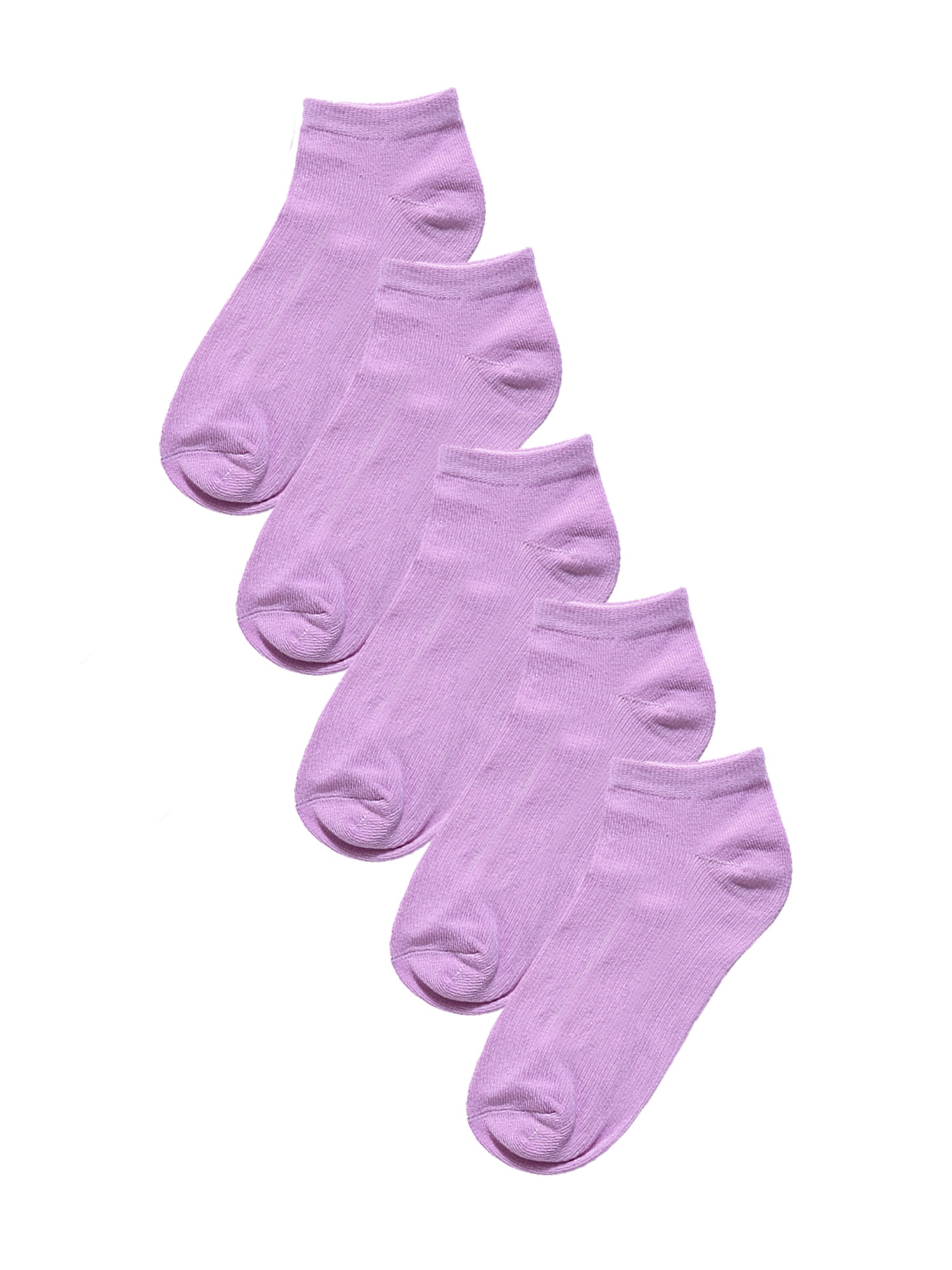 INSPIRE CHIC Women's Ankle High Elastic Cuff Low Cut Athletic Socks ...