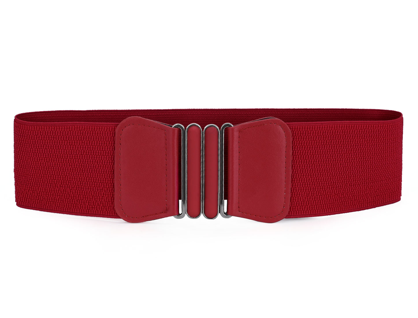 INSPIRE CHIC Women Bowknot Shaped Interlocking Buckle Elastic Belt ...