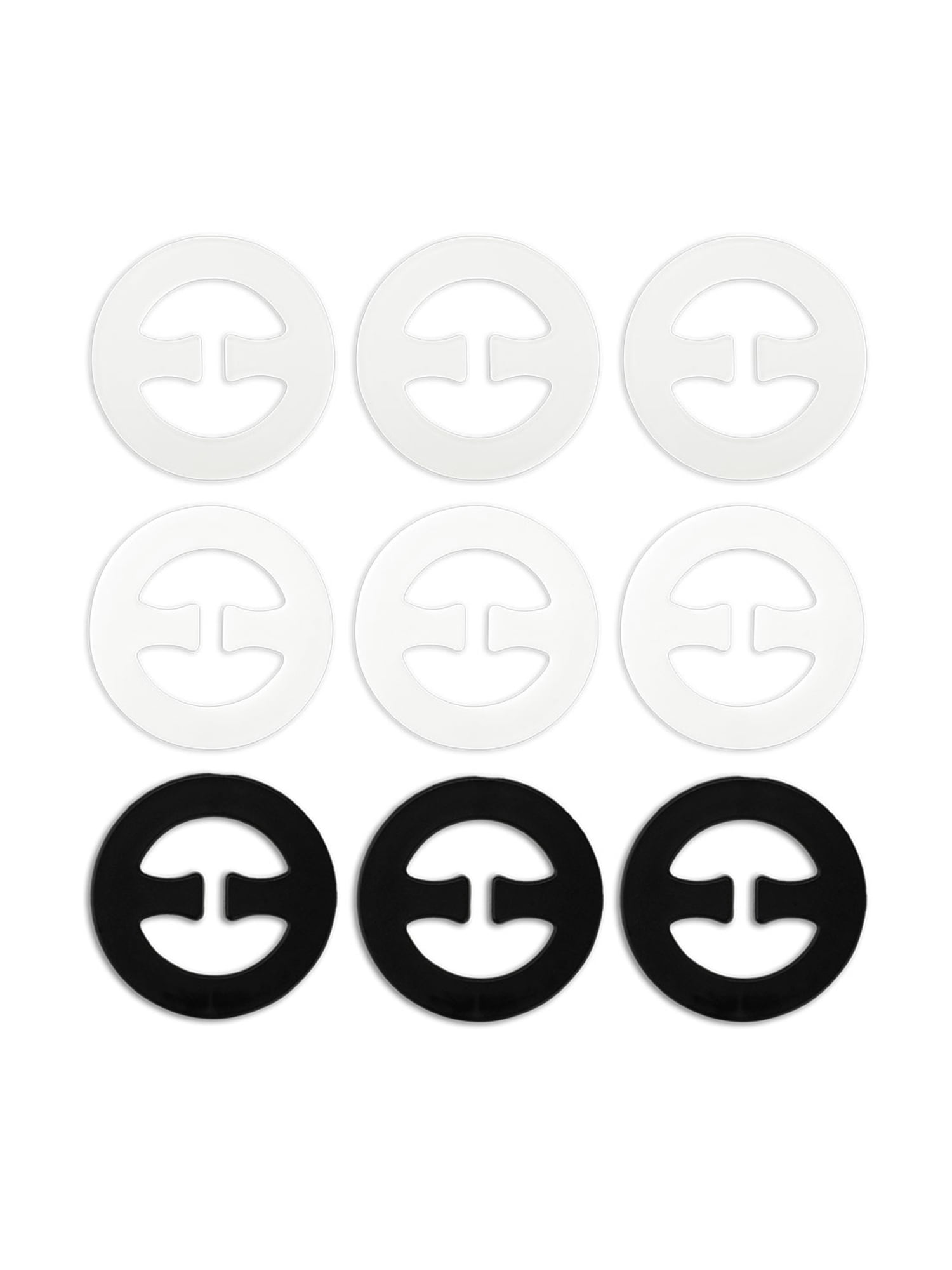 INSPIRE CHIC Women's Bra Strap Clips Buckles Bra Strap Anti-Slip Straps ...