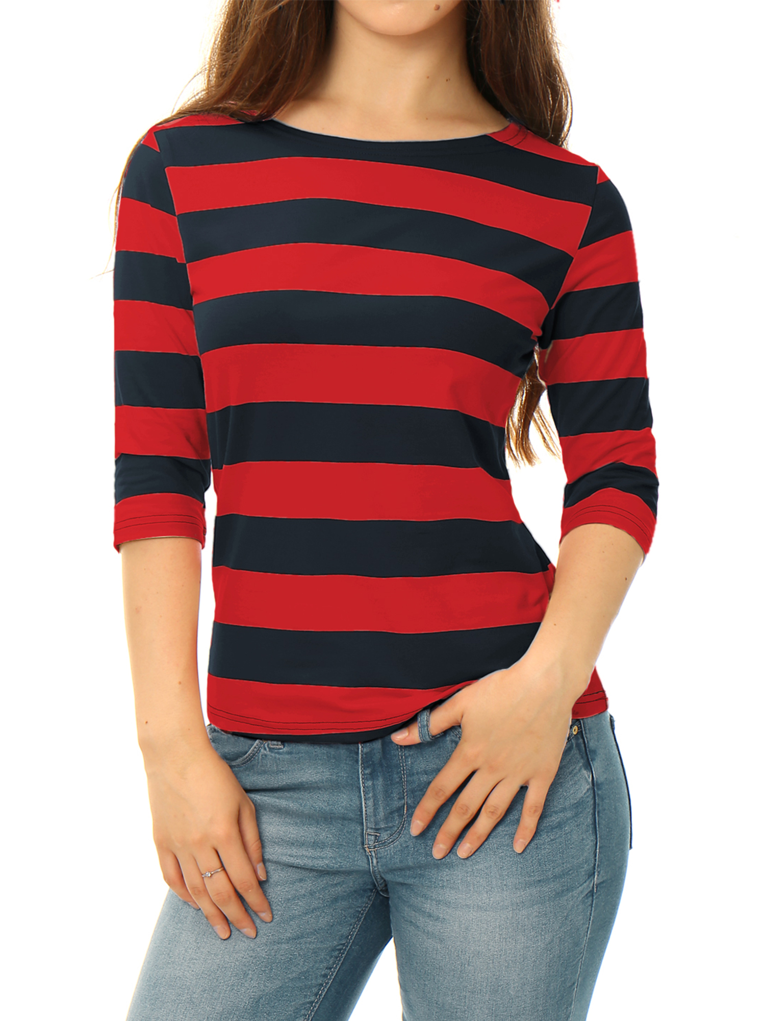 Kavio Junior Striped Burnout Twisted Crw neck L/S, Style JJB0411 ...