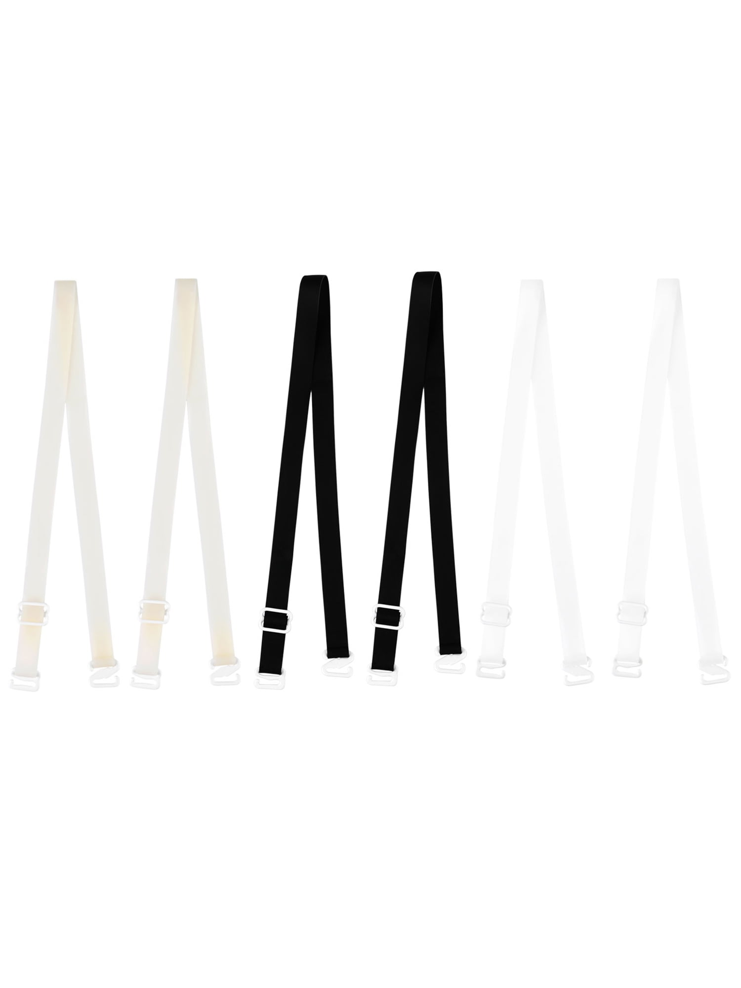 Clear Invisible Adjustable Replacement Bra Shoulder Straps for Women 3 ...