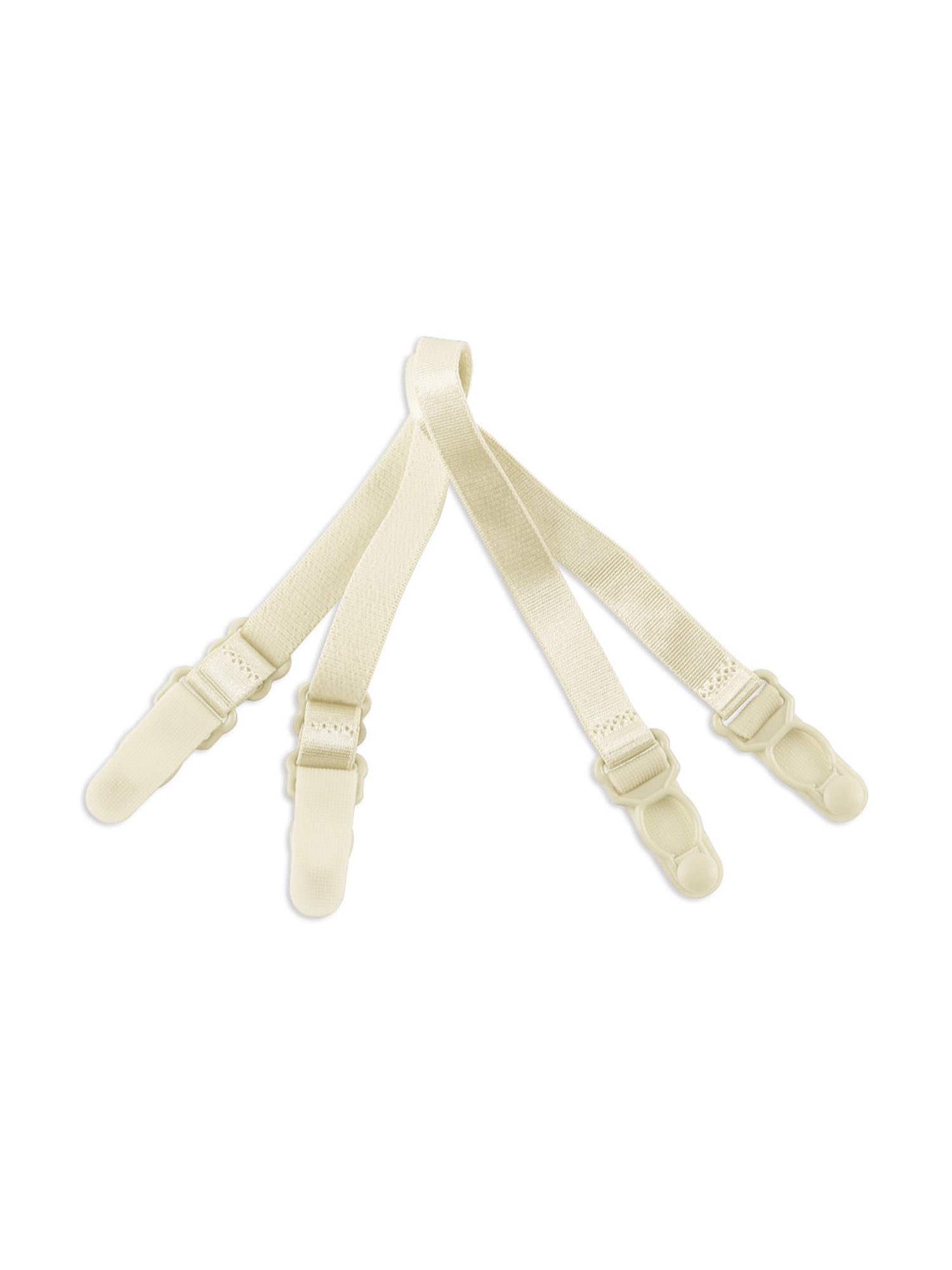 INSPIRE CHIC Women's Elastic Non-slip Bra Shoulder Strap Clips Holder ...