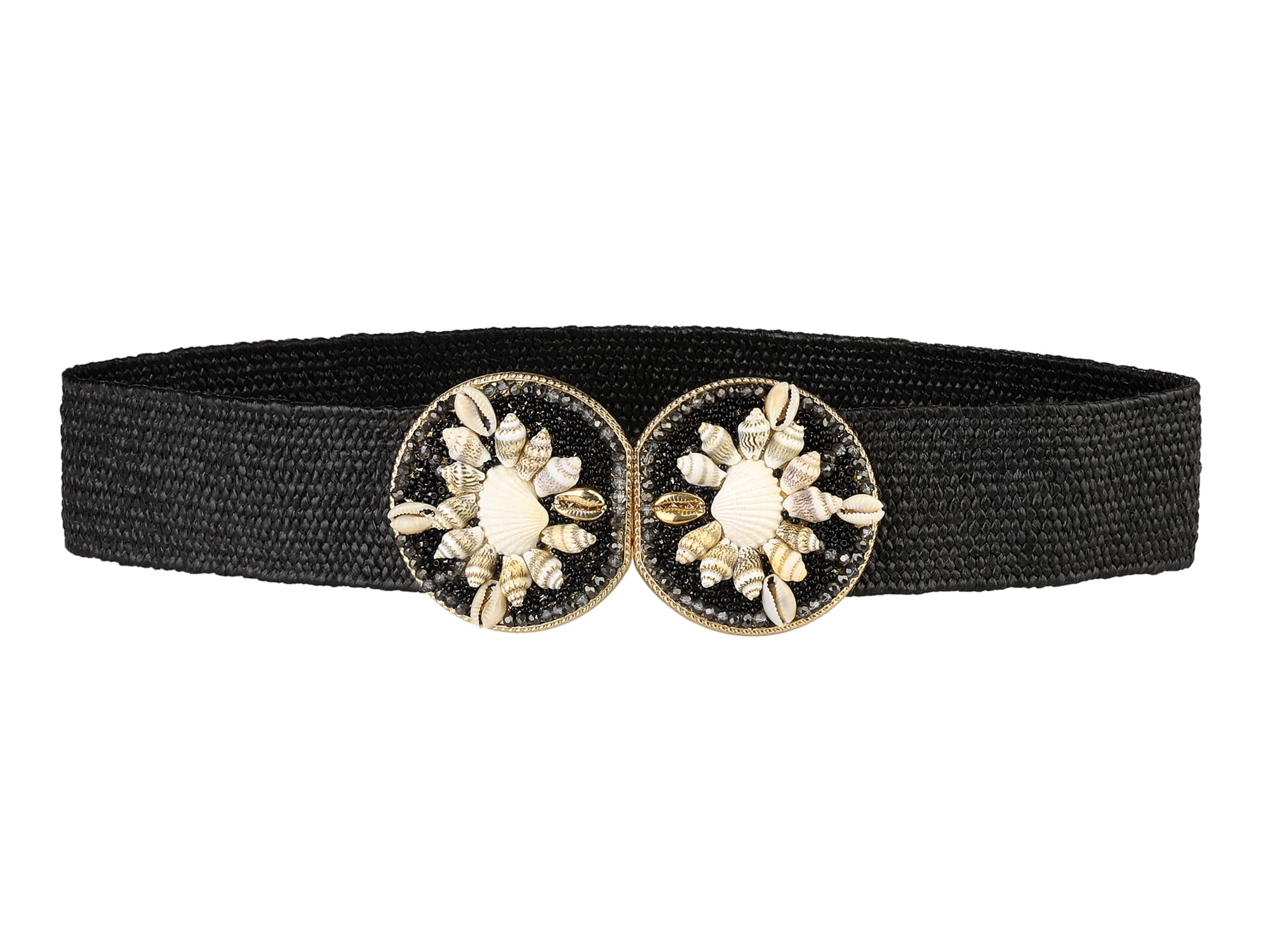 INSPIRE CHIC Women's Elastic Wide Waist Belts Braided Belts for Dress ...