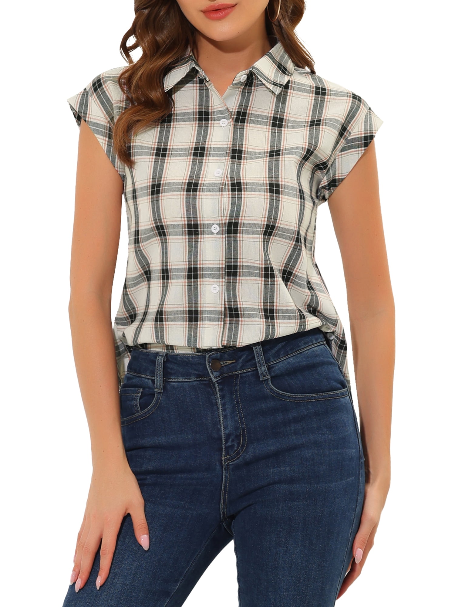 Allegra K Women's Halloween Costume Point Collar Short Cap Sleeves ...