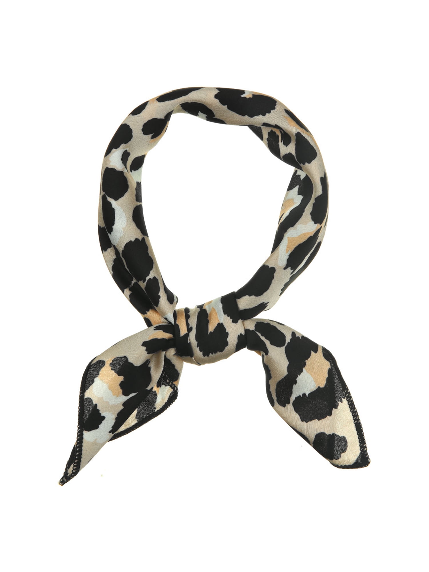 INSPIRE CHIC Women's Leopard Print Square Scarf Kerchief Neckerchief ...