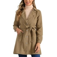 INSPIRE CHIC Women's Denim Jacket Button Down Peplum Hem Long Sleeves Cropped Washed Jean Jacket ...