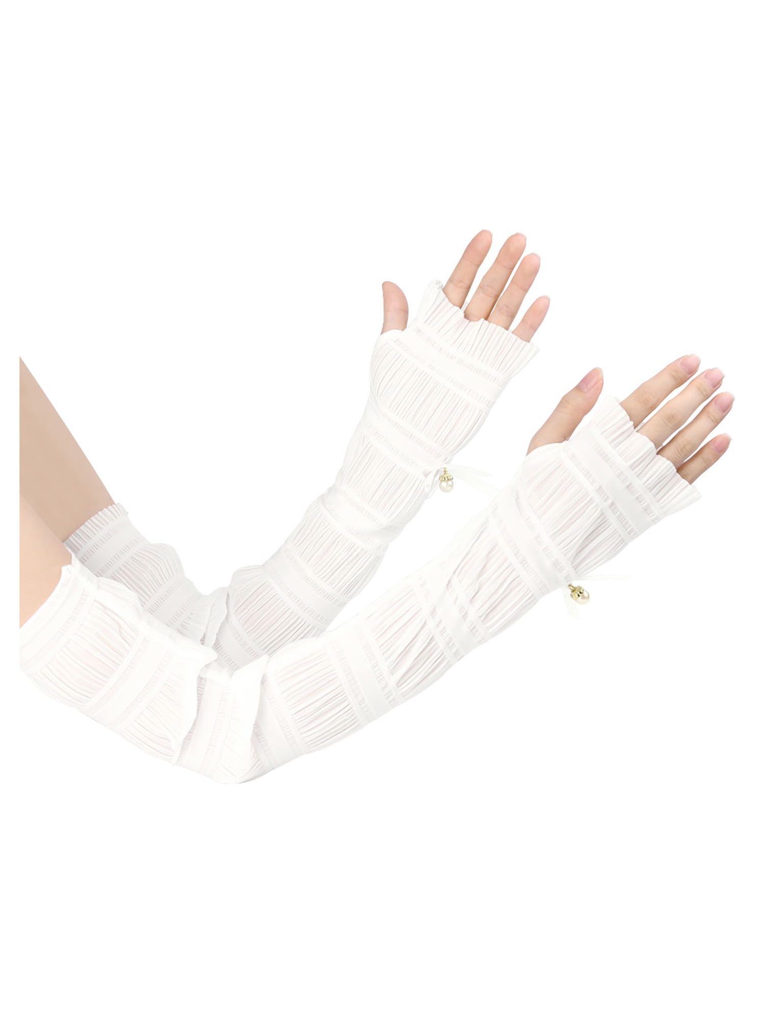 INSPIRE CHIC Women's Outdoor Sun Block Long Arm Sunscreen Sleeves ...