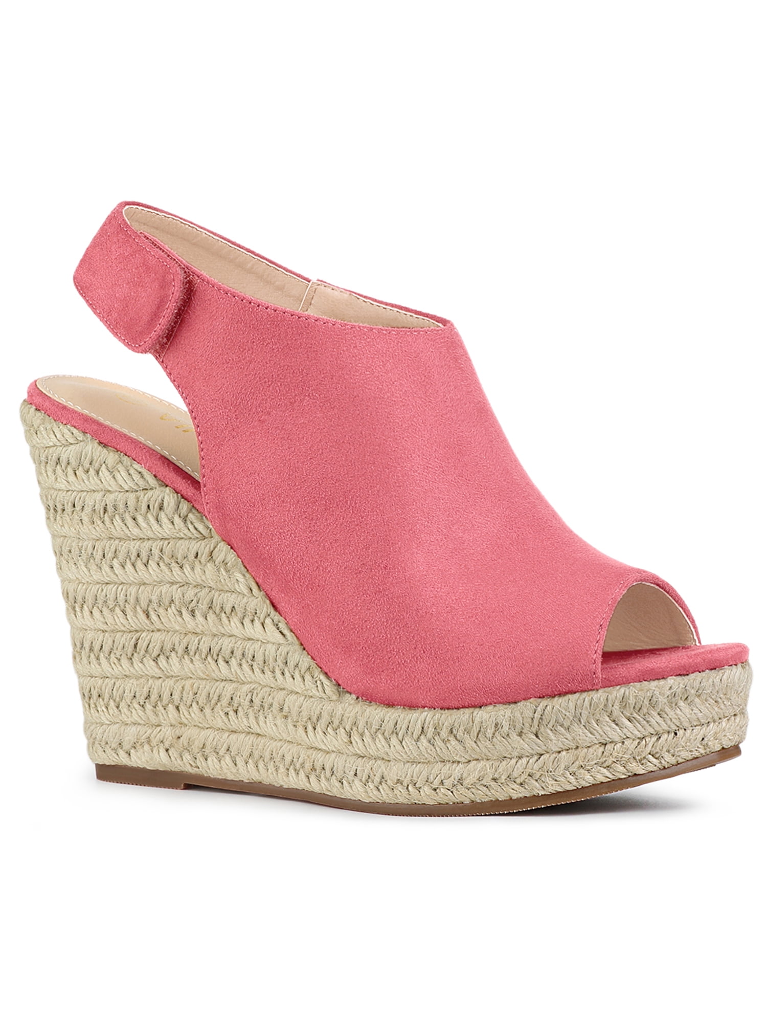 BLISSFUL STEP Women's Espadrilles Platform Heel Wedges Sandals ...