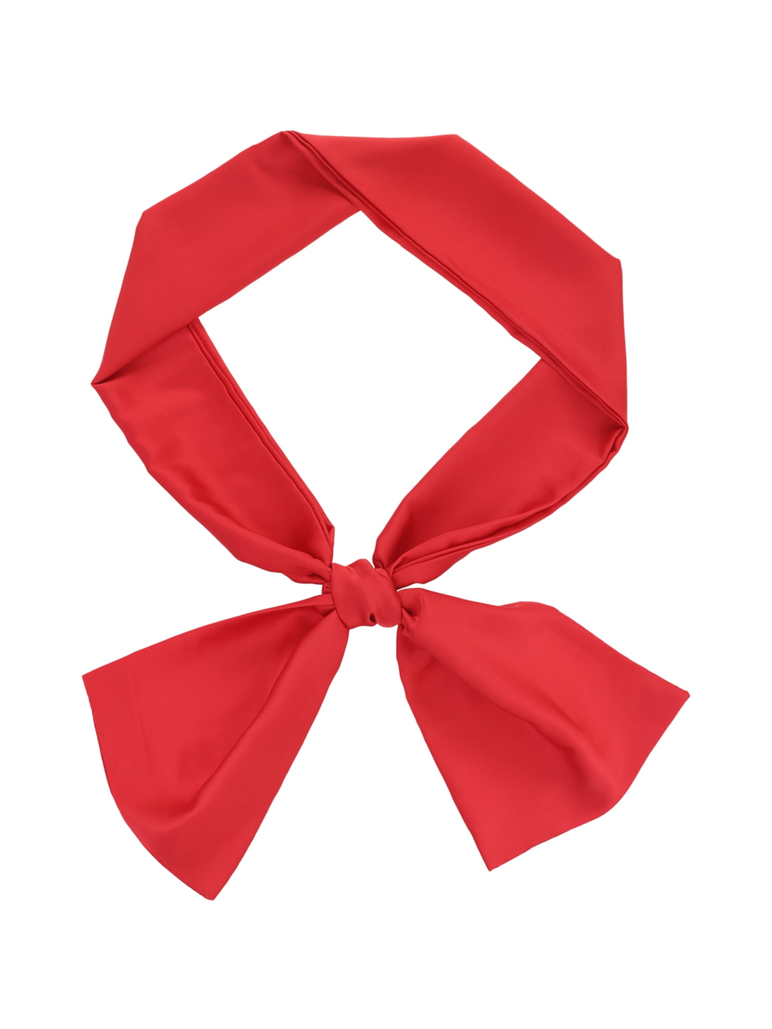 Allegra K Women's Scarves Solid Color Kerchief Silky Scarves Long Neck ...