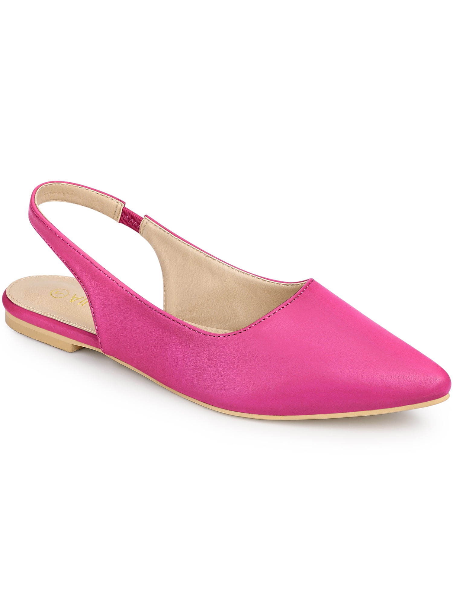 BLISSFUL STEP Valentine's Women's Shoes Slingback Pointed Toe Flat ...