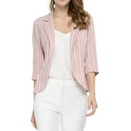 Aulin Collection Women's Casual Work Solid Color Knit Blazer - Walmart.com