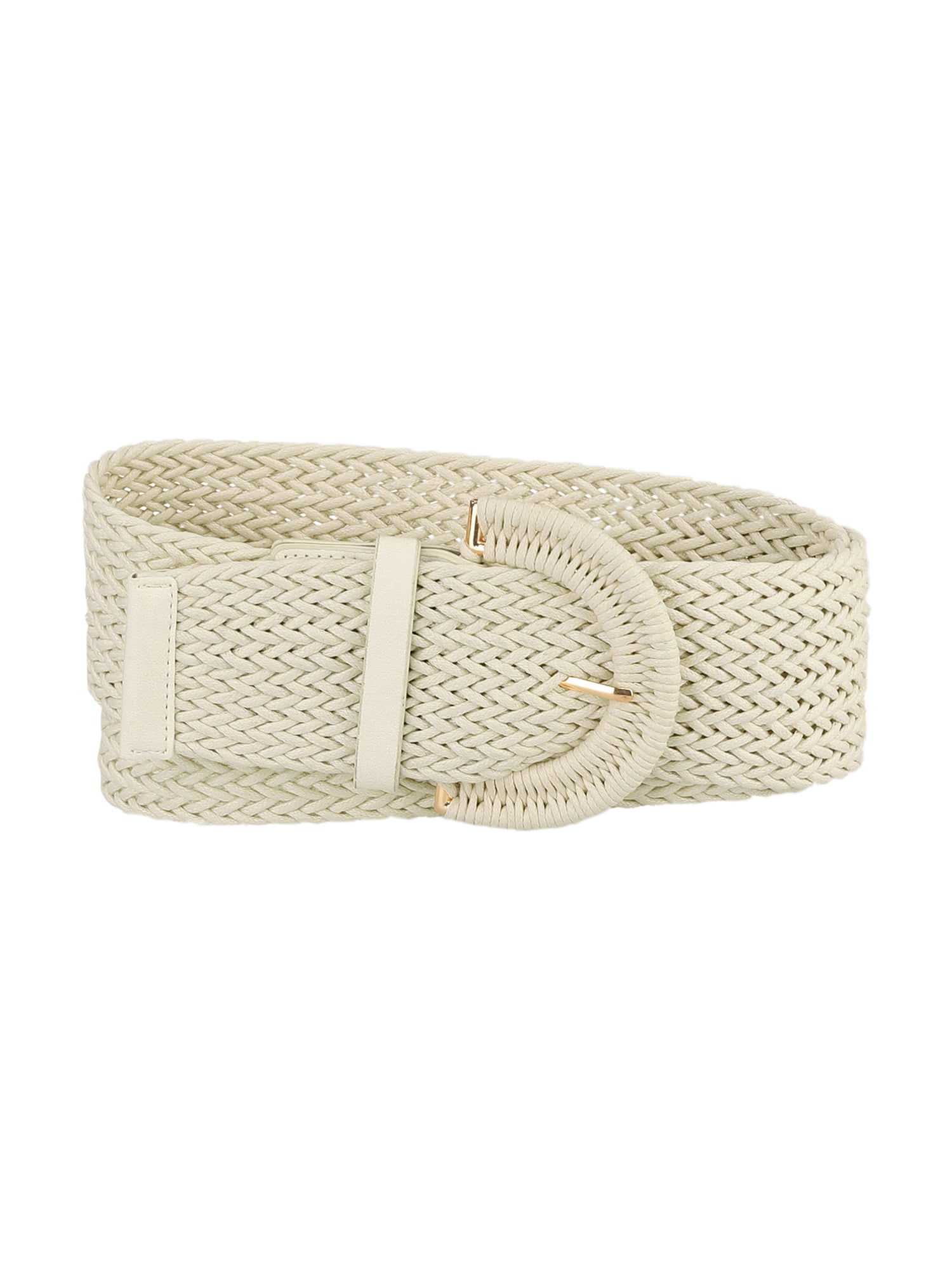 INSPIRE CHIC Women's Plus Size Wide Woven Waist Belts Braided Belts for ...