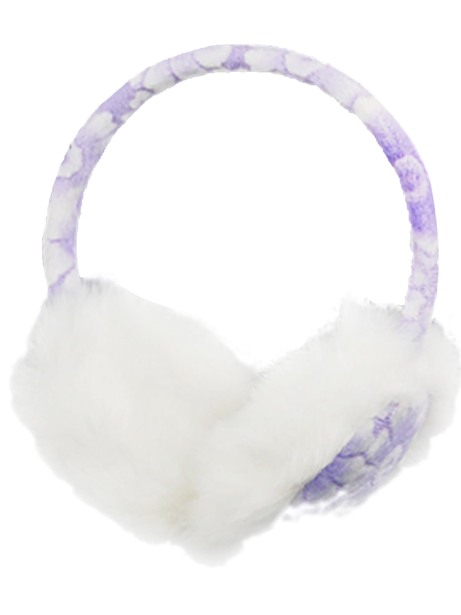 INSPIRE CHIC Women's Winter Flower Ear Cover Knitted Earmuffs Purple ...