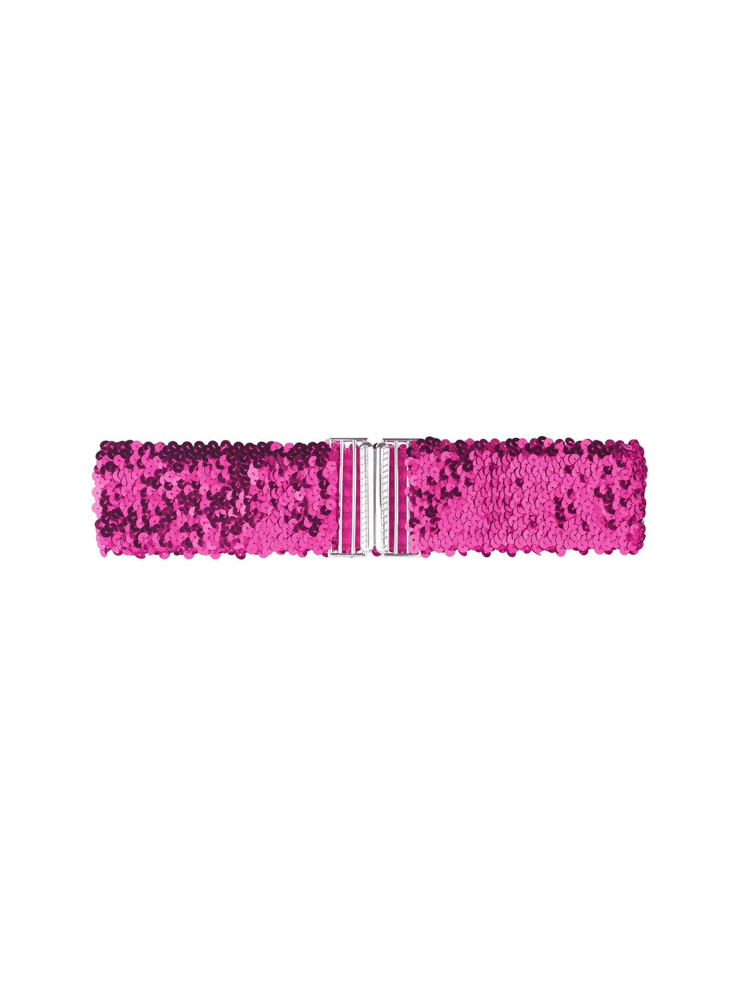 INSPIRE CHIC Women's Plus Size Stretchy Waist Belts Metal Interlock ...