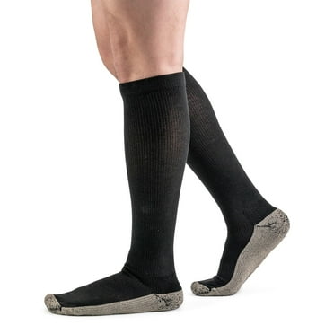 Allegro Men’s 8-15 mmHg Essential 122 Ribbed Compression Support Socks ...