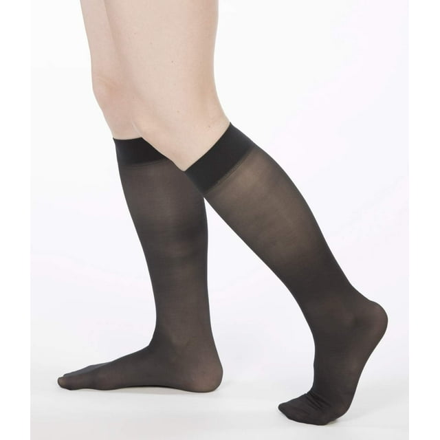 Allegro 15-20 mmHg Essential 16 Sheer Compression Support Hose - Knee ...