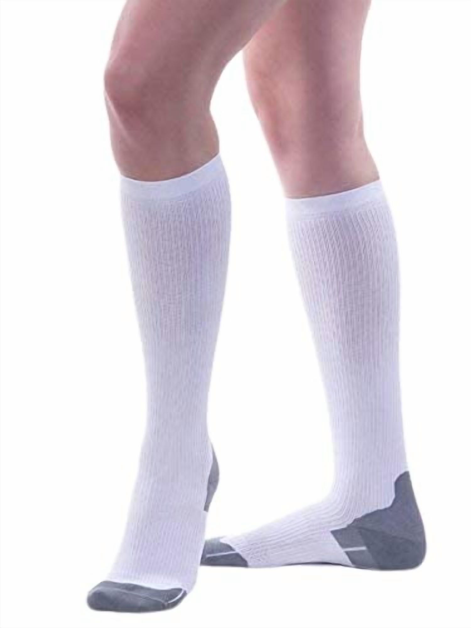 Allegro 15-20mmHg Athletic 387 Recovery Socks (White) Medium - Walmart.com