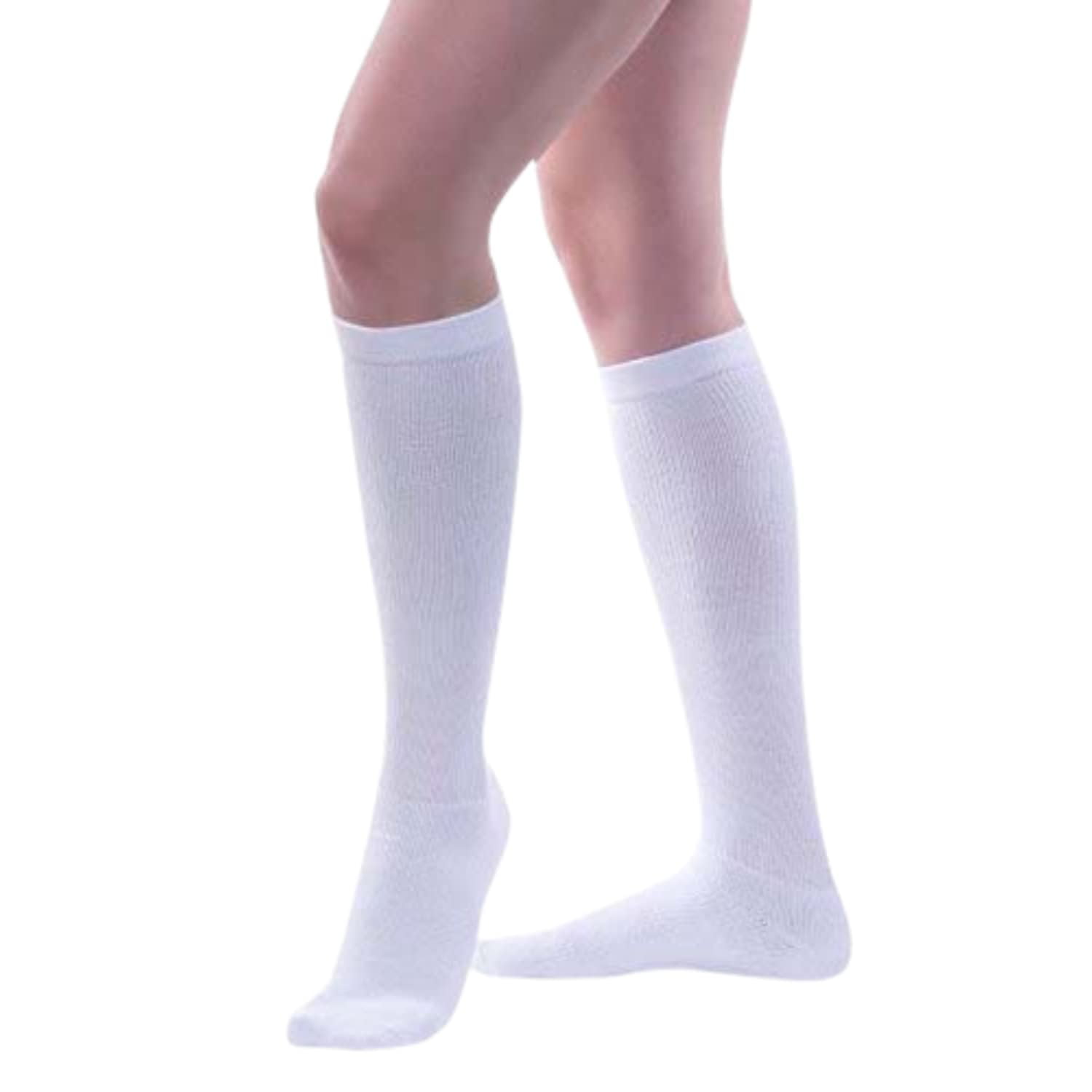 Allegro 20-30mmHg Athletic 325 Support Compression Socks (White) X ...