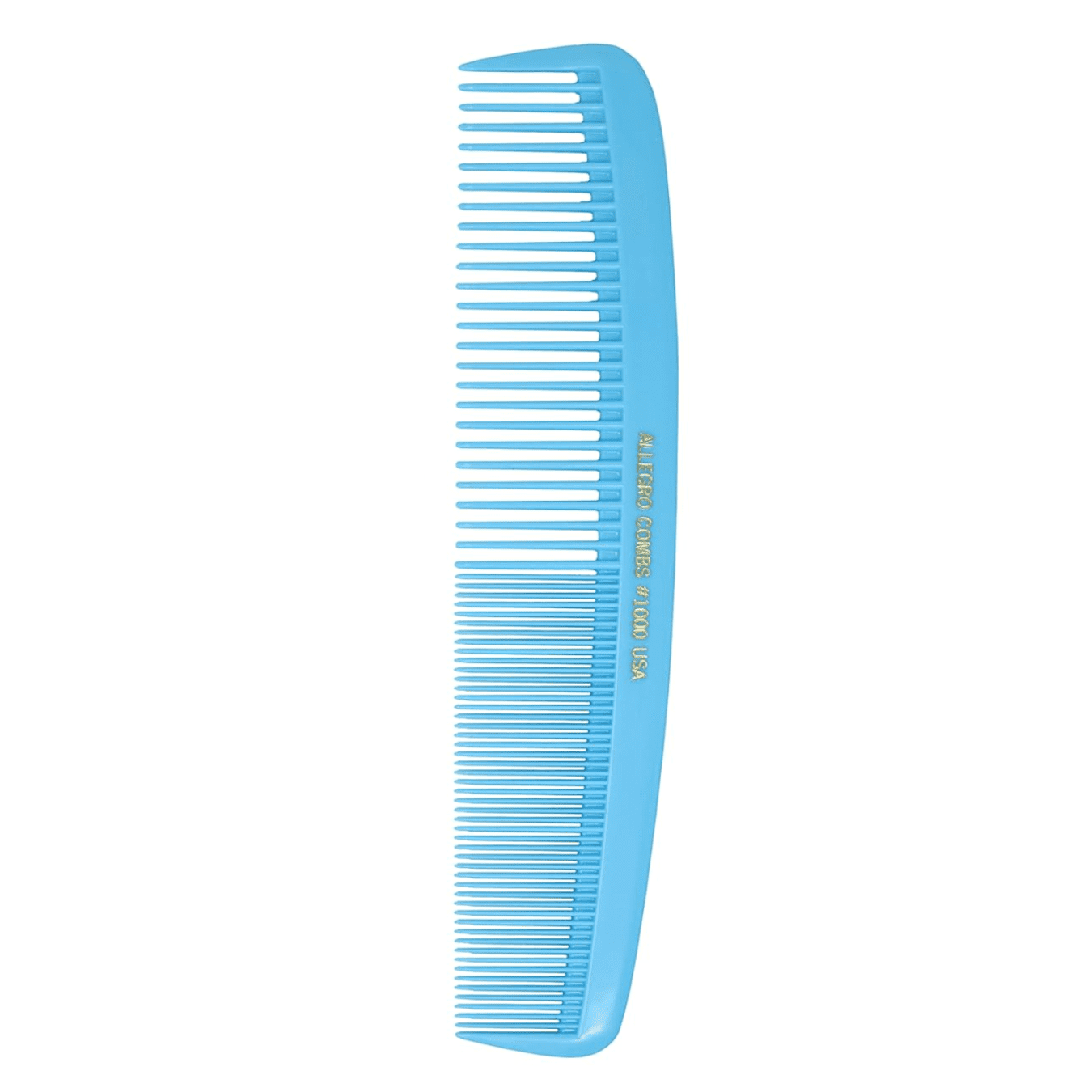 Allegro Combs #1000 Styling Comb, Baby Blue – All-Purpose Wide & Fine ...