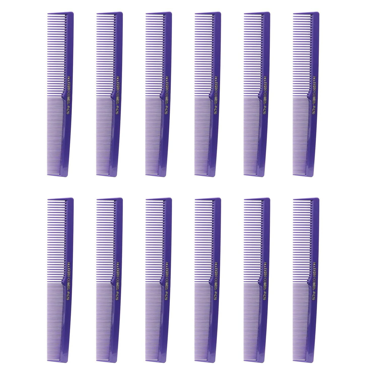 Allegro Combs 420 Barber Set: 12 Hair Cutting and Styling Combs in ...