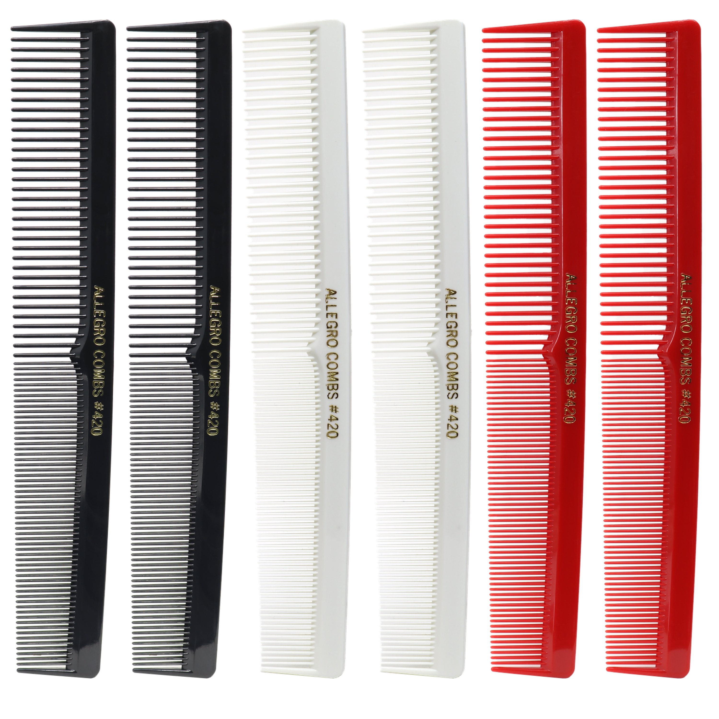 Allegro Combs 420 Hair combs Barber Comb Comb Set Hair Cutting Combs ...