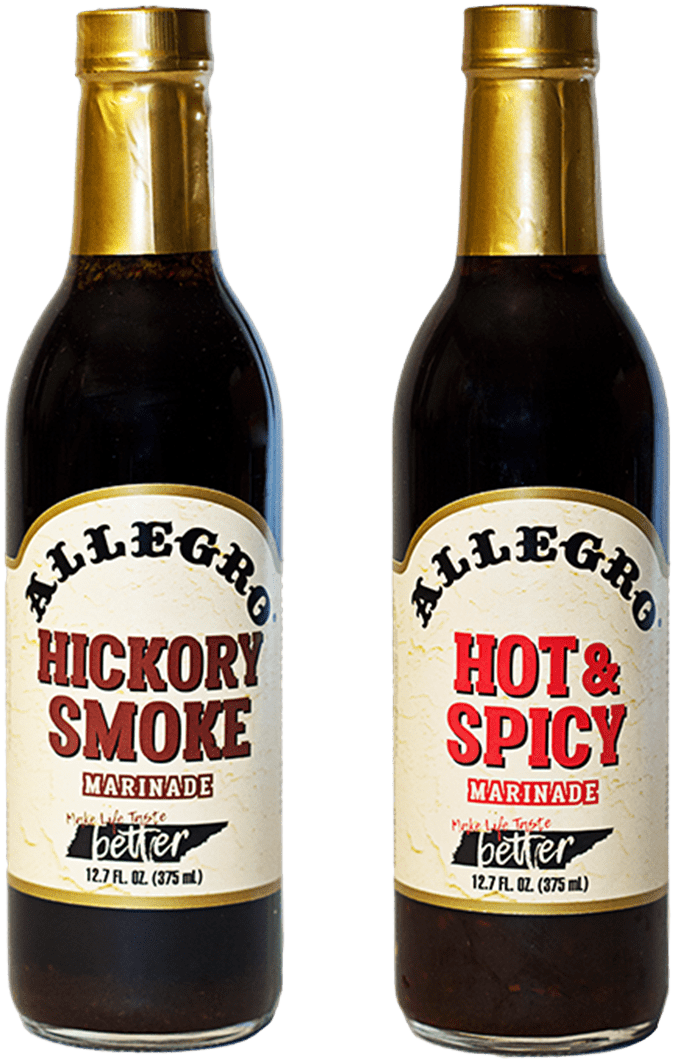 Allegro Hickory Smoke and Hot & Spicy Marinade, Variety 2-Pack 12.7 fl ...