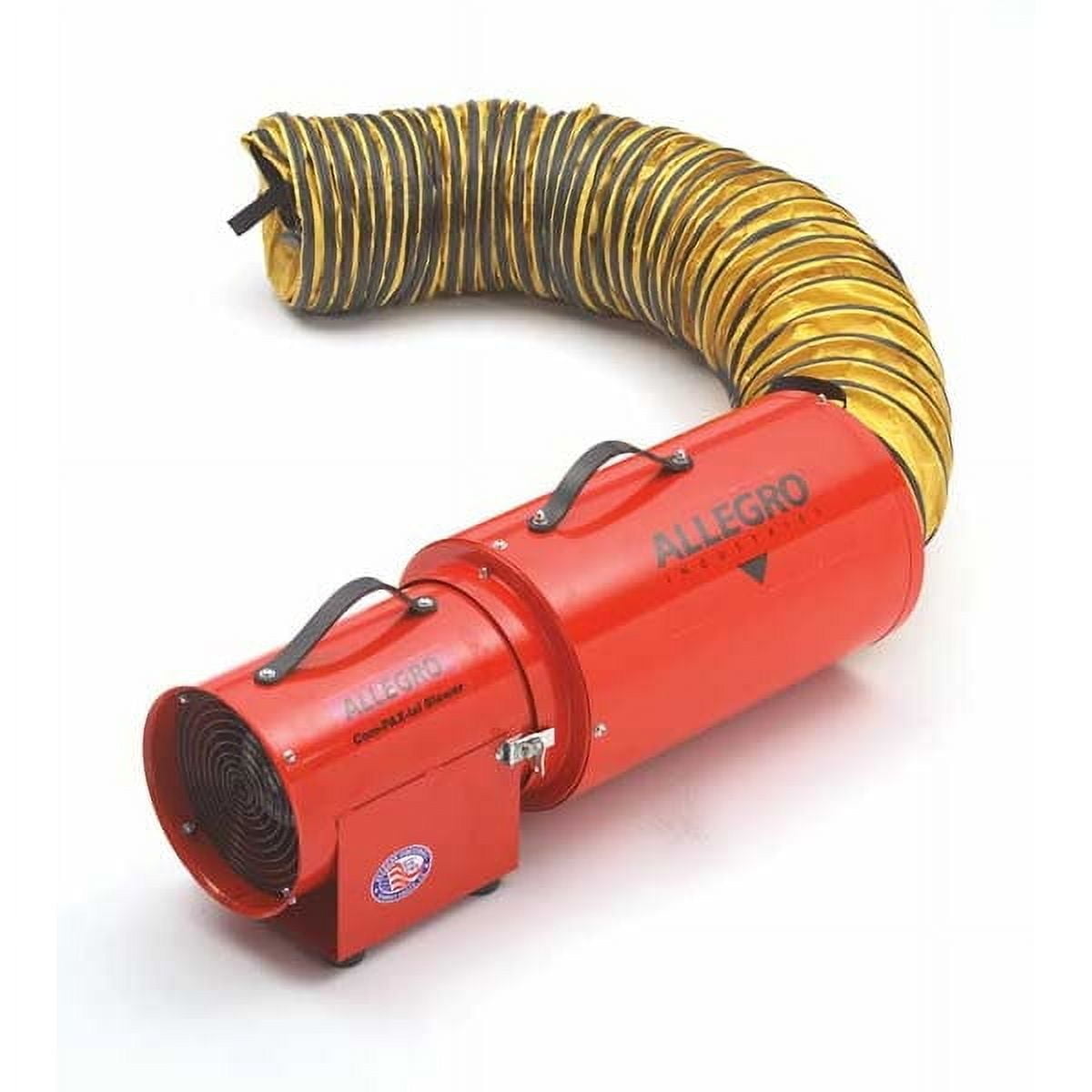 Allegro Industries Confined Space Fan,Orange,11" W 9534-25 - Walmart.com